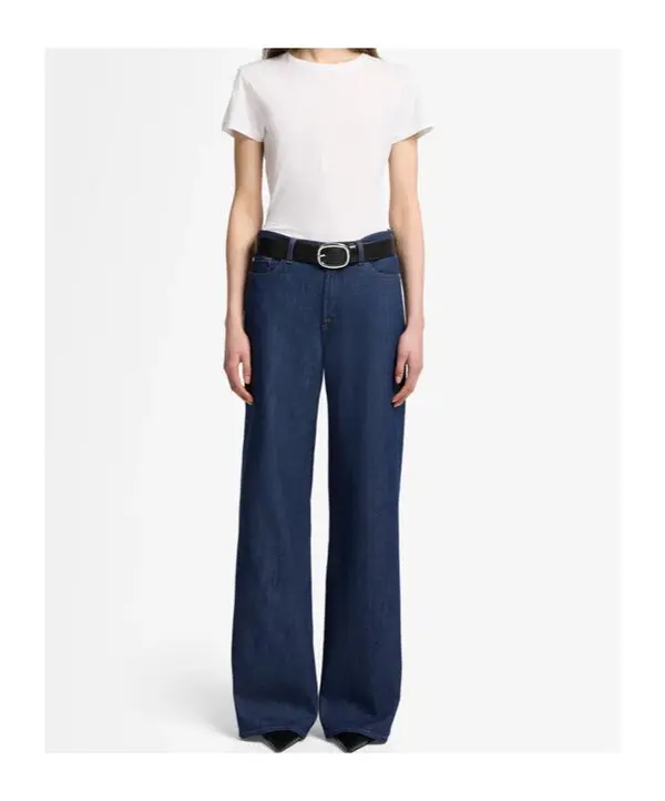7 For All Mankind High-waisted Wide-leg Jeans - Blue