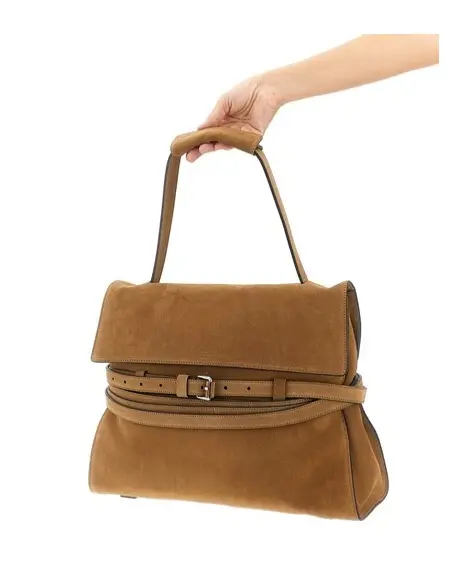 Moschino Debossed Tote Bag - Browm