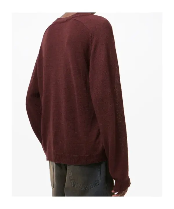 Our Legacy Rue V-neck Knitted Sweater - Red