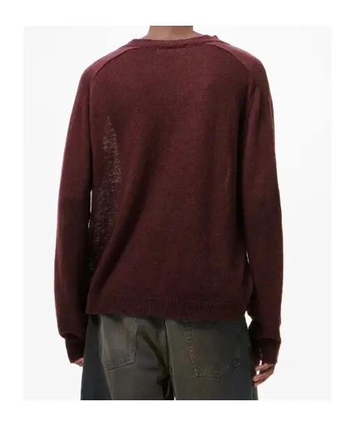 Our Legacy Rue V-neck Knitted Sweater - Red