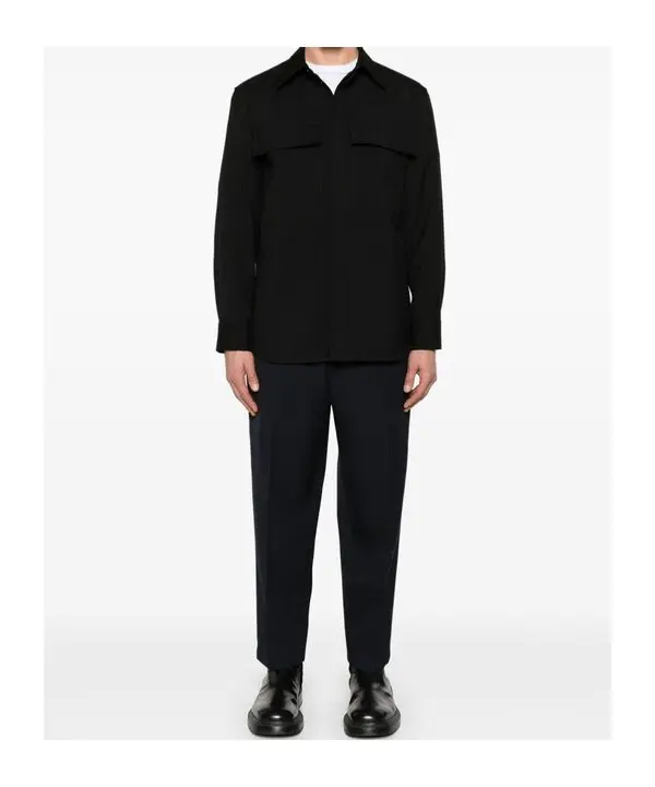 JIL SANDER Curved Hem Shirt