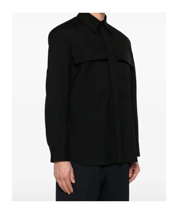 JIL SANDER Curved Hem Shirt