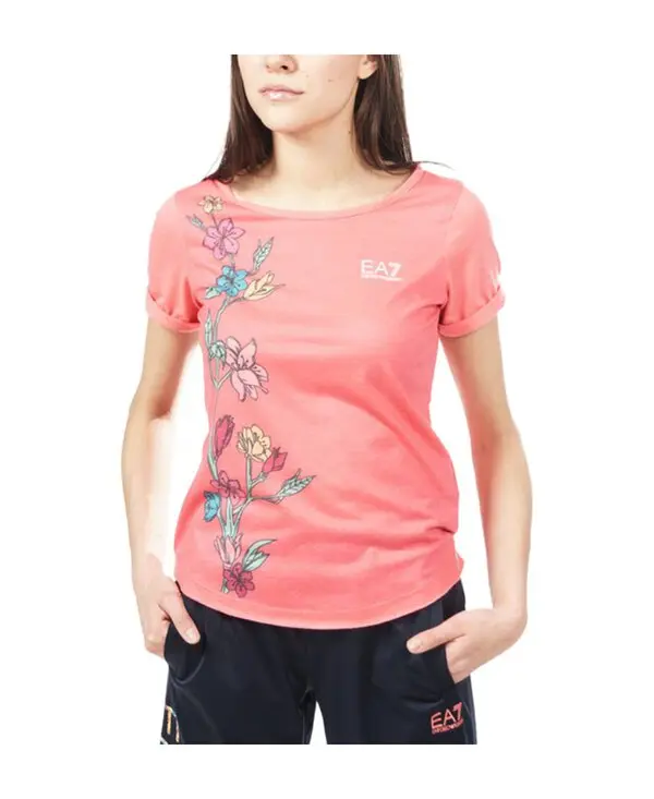 EA7 Floral Pattern T-shirt