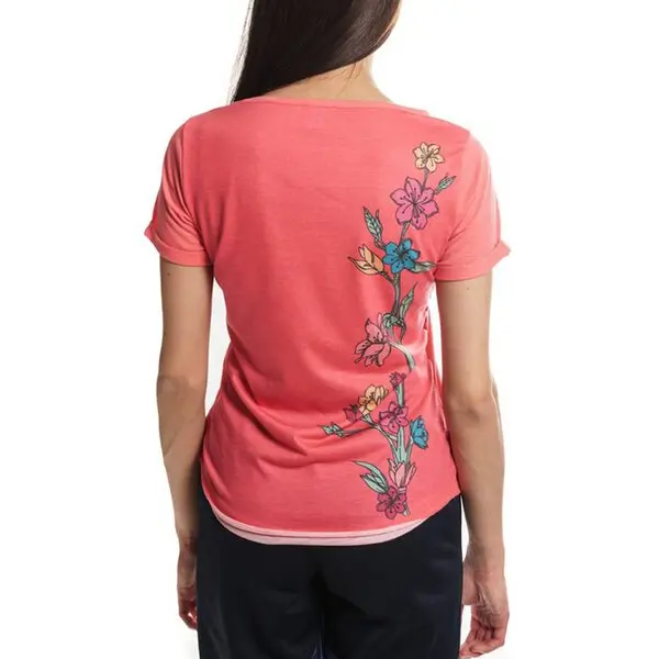 EA7 Floral Pattern T-shirt