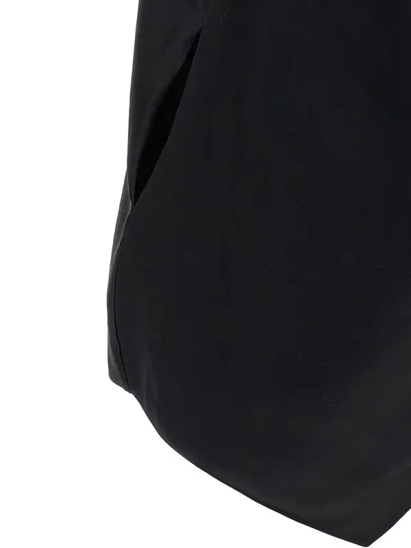 THE ROW Draped Wide-neck Blouse