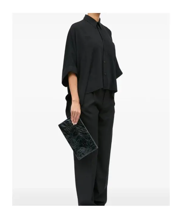 MAISON MARGIELA Logo-patch Clutch Bag
