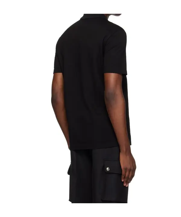 Versace Logo-embroidered Polo Shirt