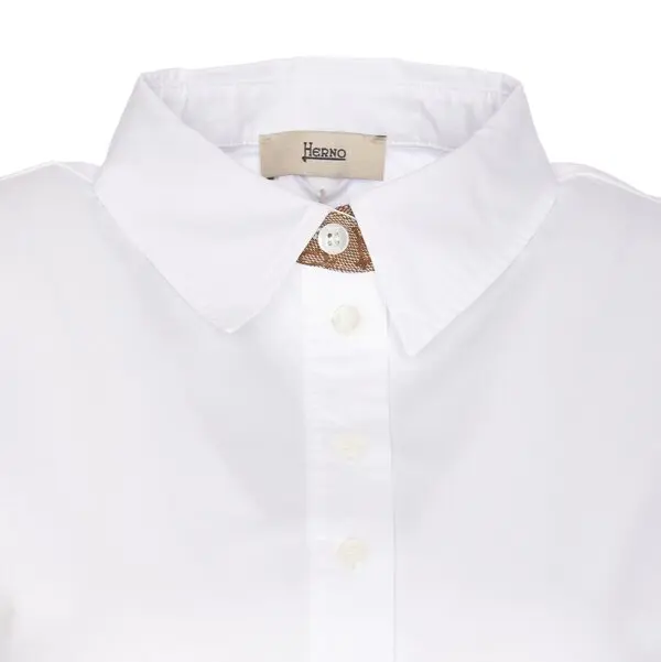 Herno Logo-tape Short-sleeved Polo Top - White