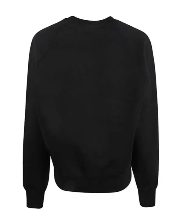 AMI Paris Crew Neck Sweatshirt With Embroidered Logo