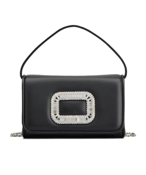 ROGER VIVIER Embellished Foldover Top Tote Bag