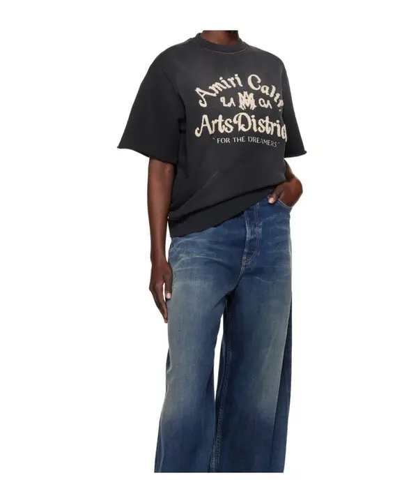 Amiri Logo-embroidered T-shirt