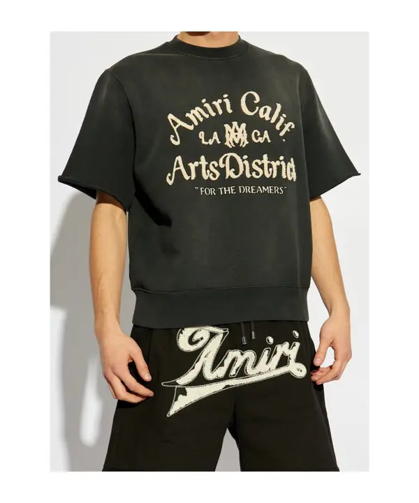 Amiri Logo-embroidered T-shirt