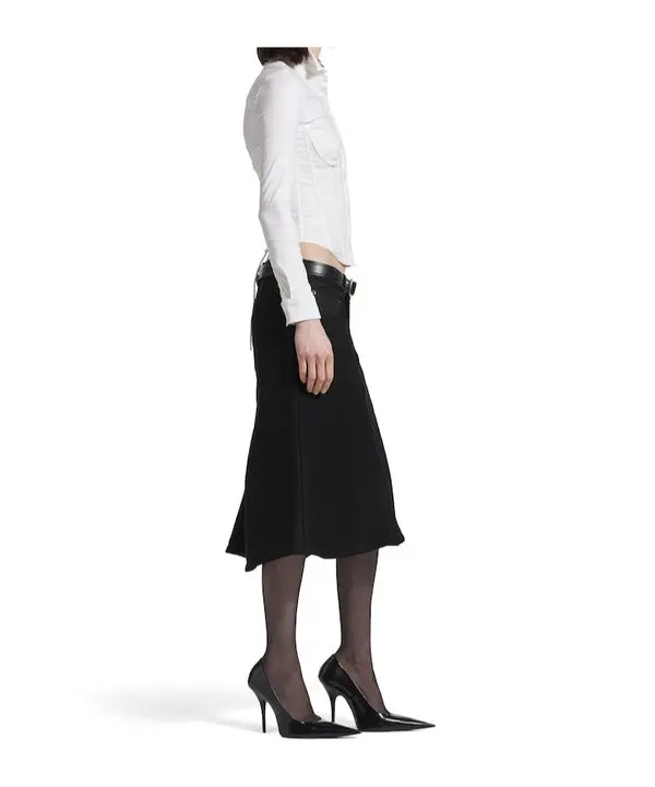 Balenciaga Godet Midi Skirt