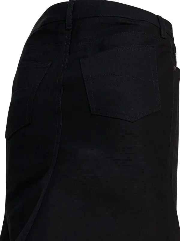 Balenciaga Godet Midi Skirt