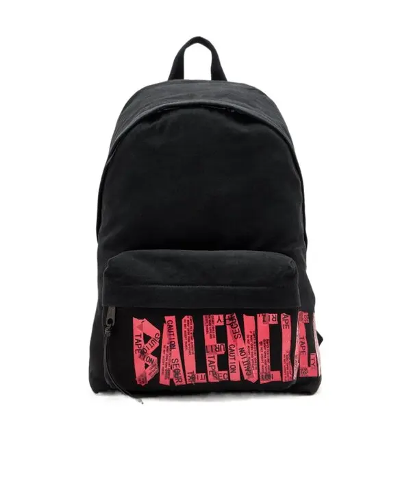 Balenciaga Tape Type Backpack - Black