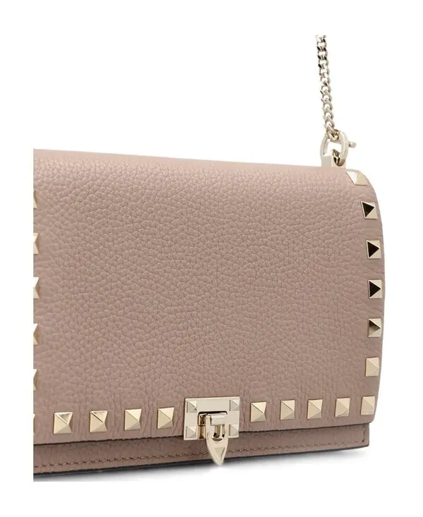 Valentino Garavani Rockstud Foldover Top Crossbody Bag