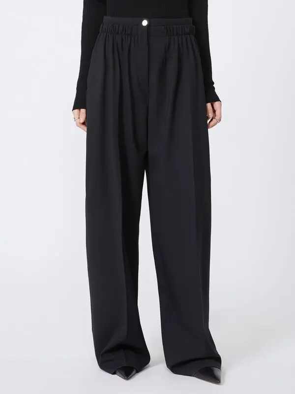 Sportmax Quito High-waist Loose Fit Trousers