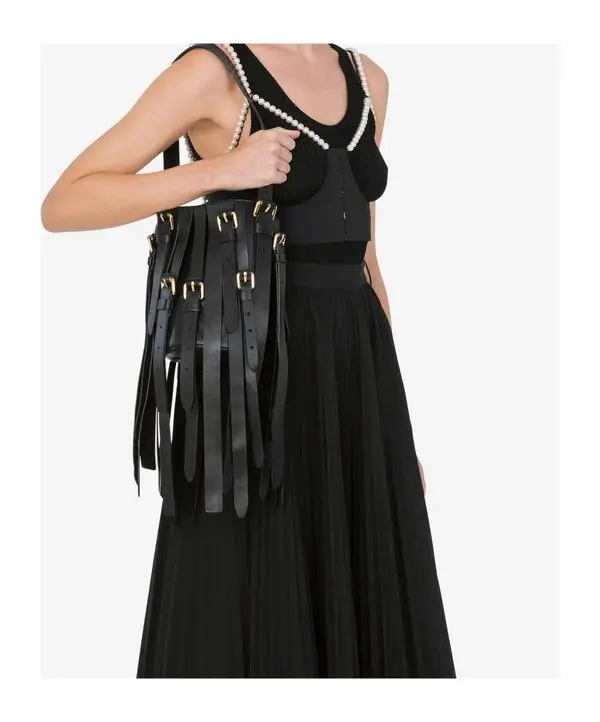 Moschino Fringed Shoulder Bag