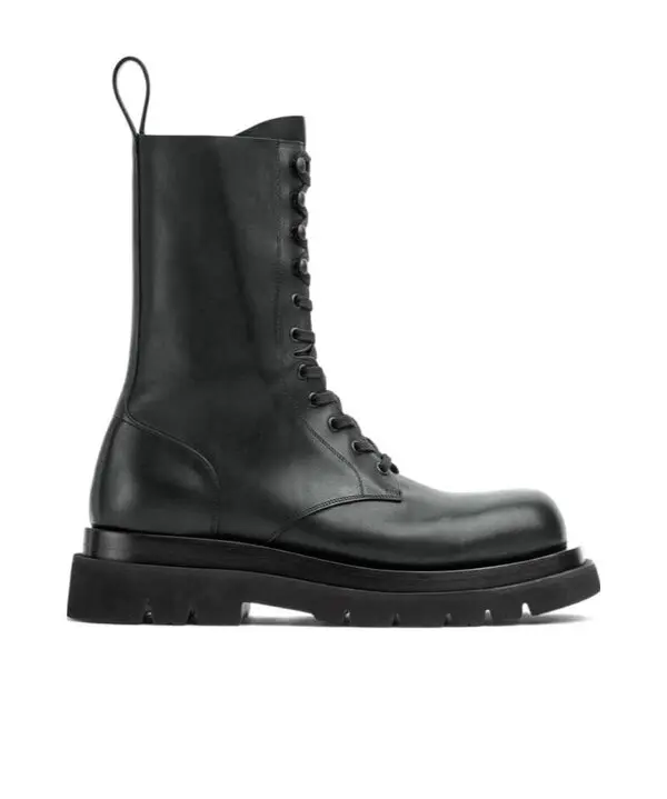 Bottega Veneta Lug Lace-up Boots - Black