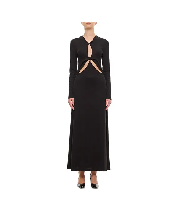 Christopher Esber Open Twist Anglaise Dress