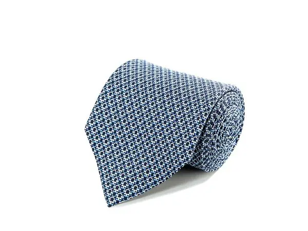 FERRAGAMO Printed Silk Tie - Multicolor