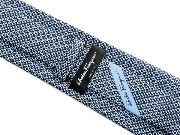FERRAGAMO Printed Silk Tie - Multicolor