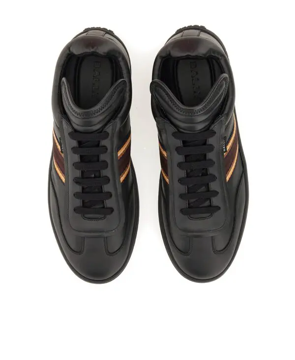 Bally Side-stripe Round Toe Sneakers