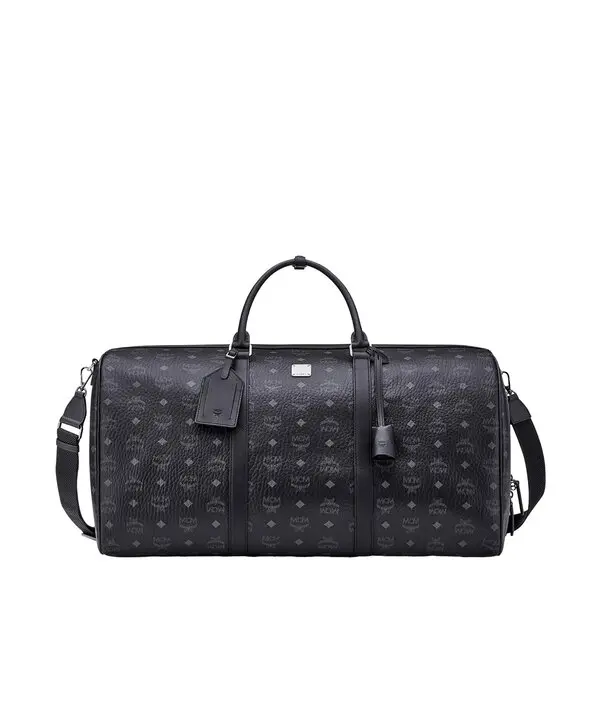 Mcm Extra Large Ottomar Weekender Duffle Bag - Black