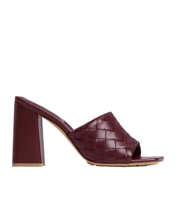 Bottega Veneta Parco Intrecciato Heeled Sandals