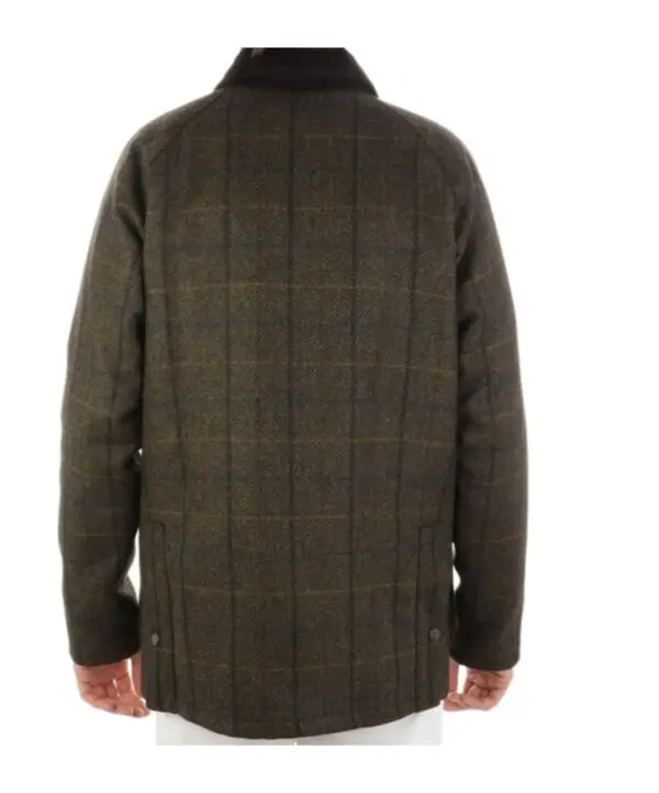 Barbour Checked Lapel Jacket - Black