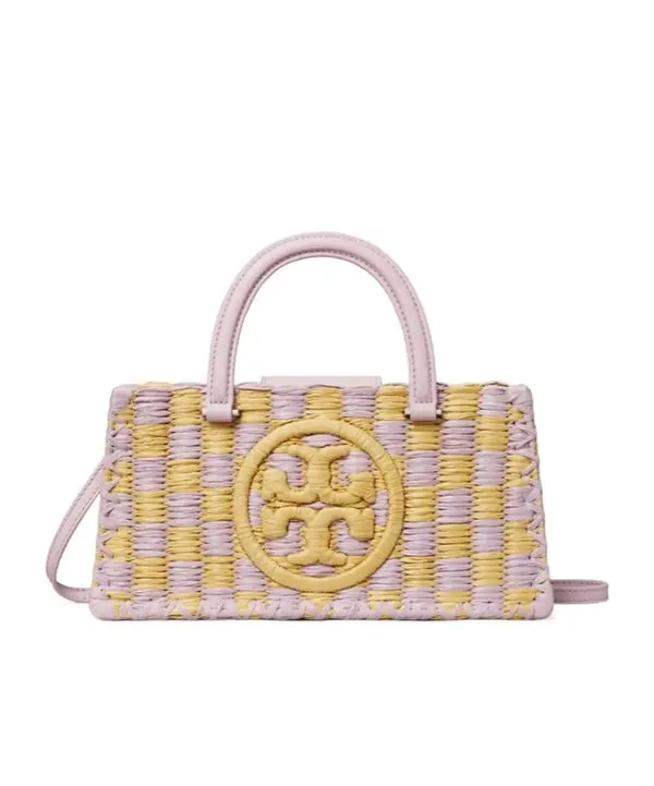 Tory Burch Woven Logo Tote