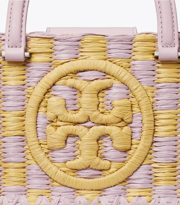 Tory Burch Woven Logo Tote