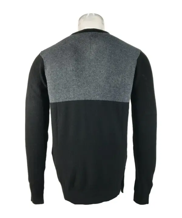 Emporio Armani Long Sleeve Contrasting Sweater