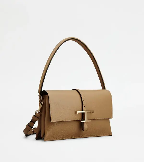 TOD'S Timeless Flap Shoulder Bag - Brown