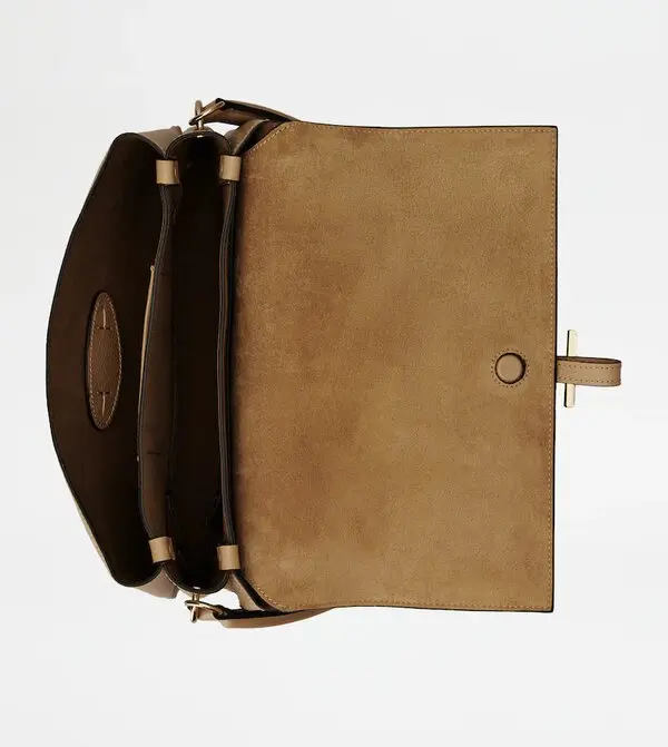 TOD'S Timeless Flap Shoulder Bag - Brown