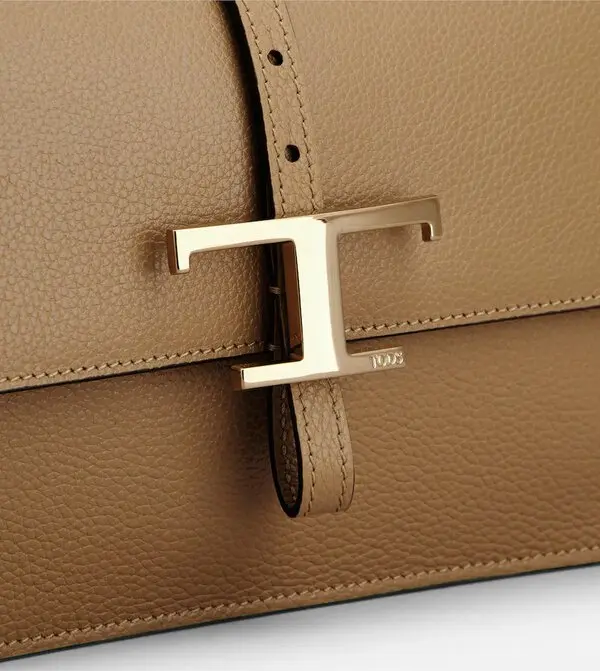 TOD'S Timeless Flap Shoulder Bag - Brown