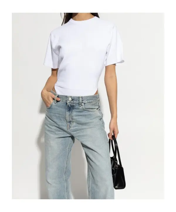 HAIKURE Talya Short-sleeved Bodysuit - White