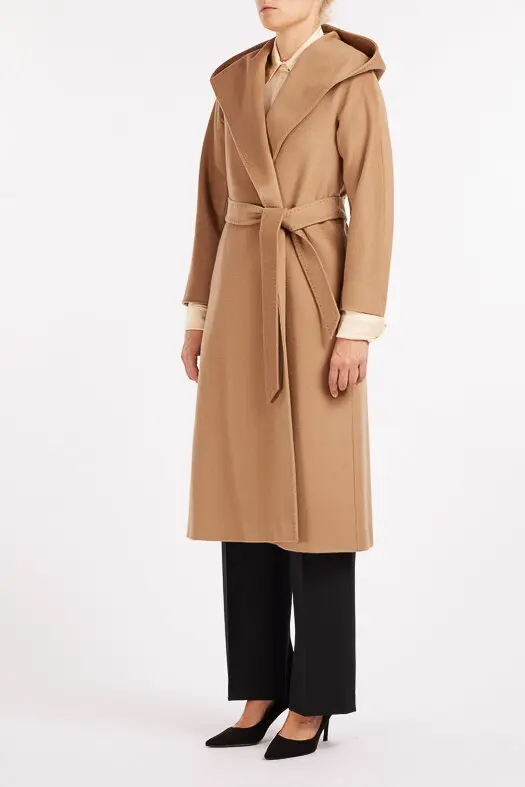 Max Mara Long Hooded Coat