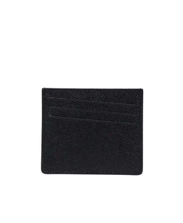 MAISON MARGIELA Four-stitch Card Holder - Black
