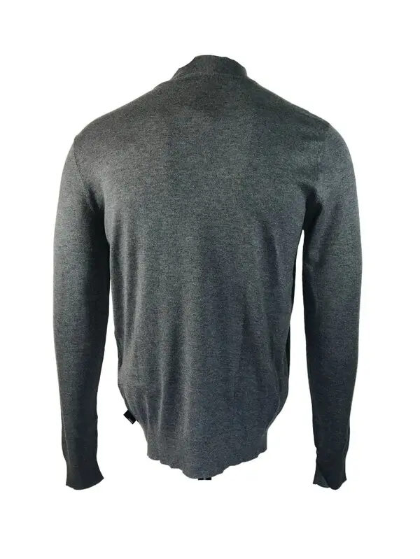 Emporio Armani High Neck Sweater With Logo Detail