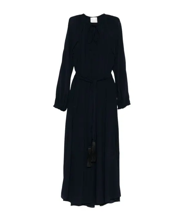 FORTE_FORTE Long Sleeve Dress - Black