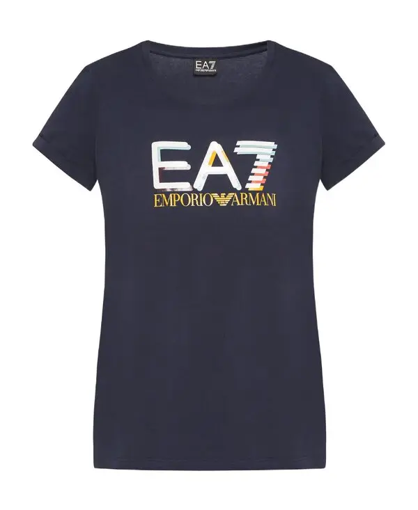 EA7 Item O-neck Short-sleeved T-shirt