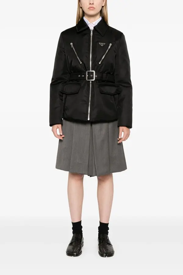 Prada Padded Triangle Logo Jacket