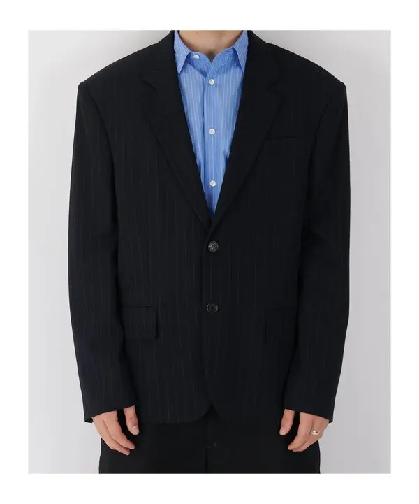 Acne Studios Pinstripe Blazer - Black