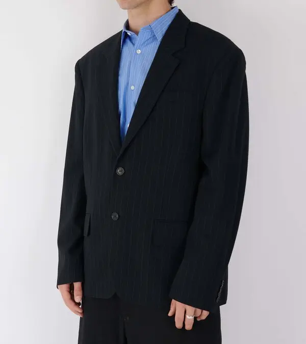 Acne Studios Pinstripe Blazer - Black