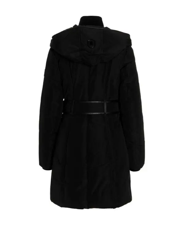 Mackage Hooded Down Jacket With Belted Detail