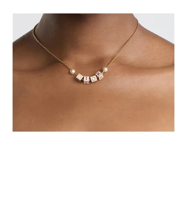 Dior D-dice Pearl Necklace