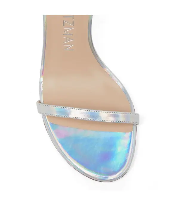 STUART WEITZMAN Logo High-heeled Sandals - White