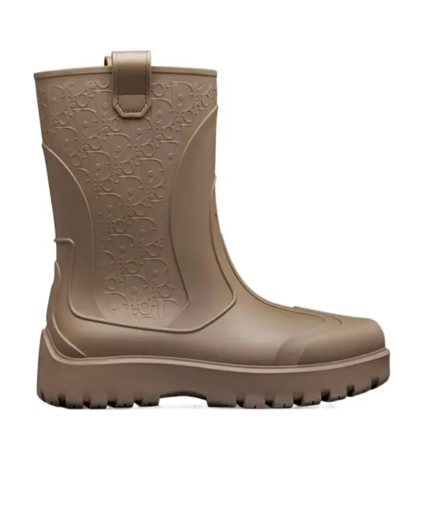 Dior Garden Rain Boot - Deep Khaki