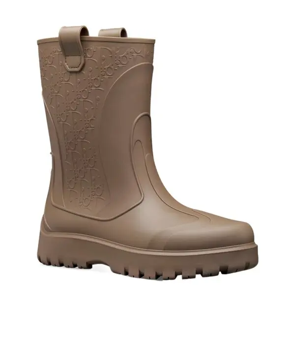 Dior Garden Rain Boot - Deep Khaki